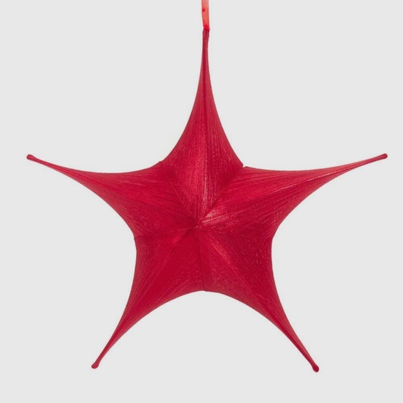 Kurt Adler | Wall Decor | 32 Metallic Red Foldable Parol Christmas ...